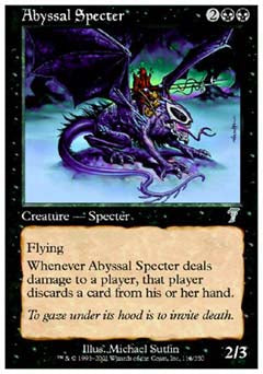 Abyssal Specter (7th Edition) Light Play – Crimson Hobbies