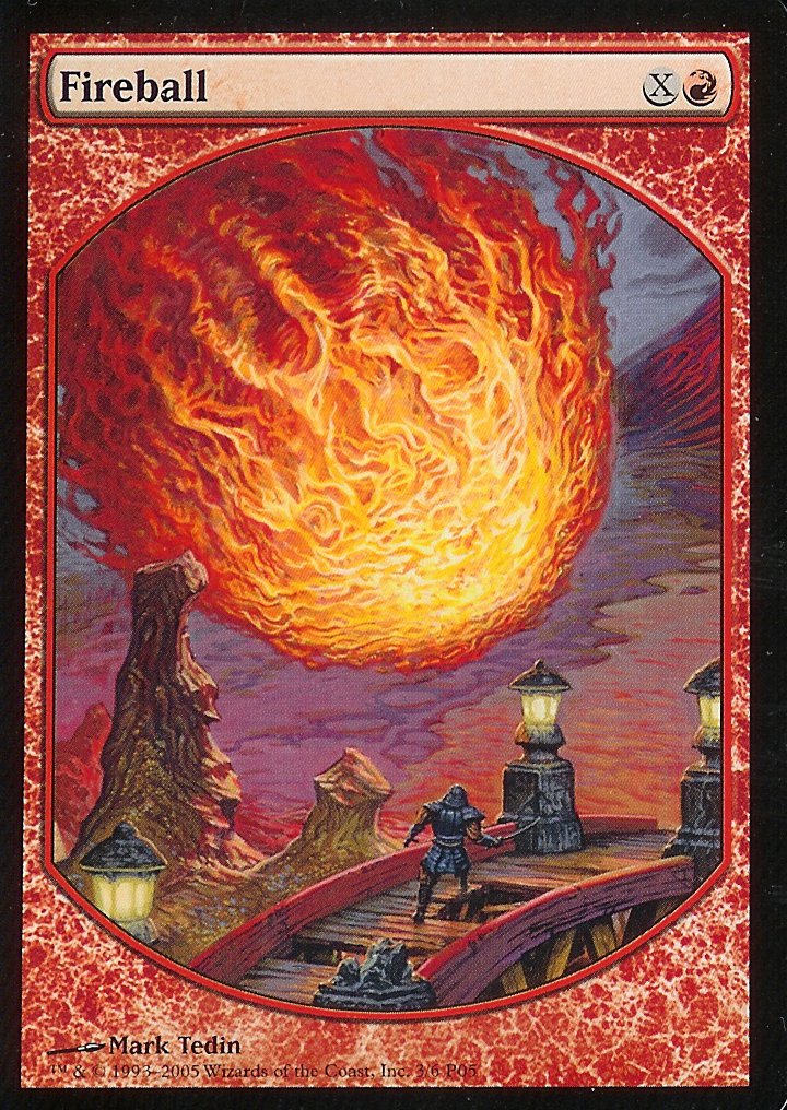 Fireball (Textless) (Promotional Cards) Light Play – Crimson Hobbies